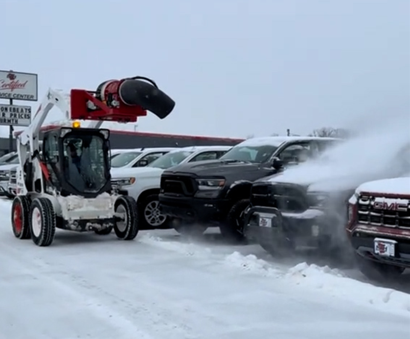 Snow Removal Equipment for Car Dealerships - Buffalo Turbine