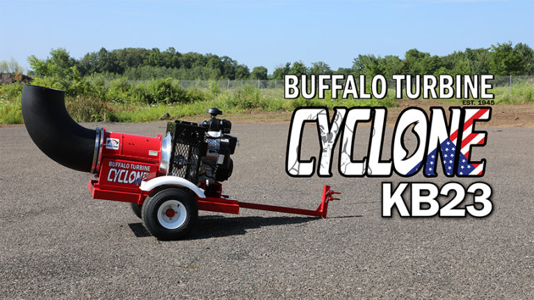 Buffalo Turbine Introduces - Cyclone KB23 Debris Blower - Buffalo Turbine