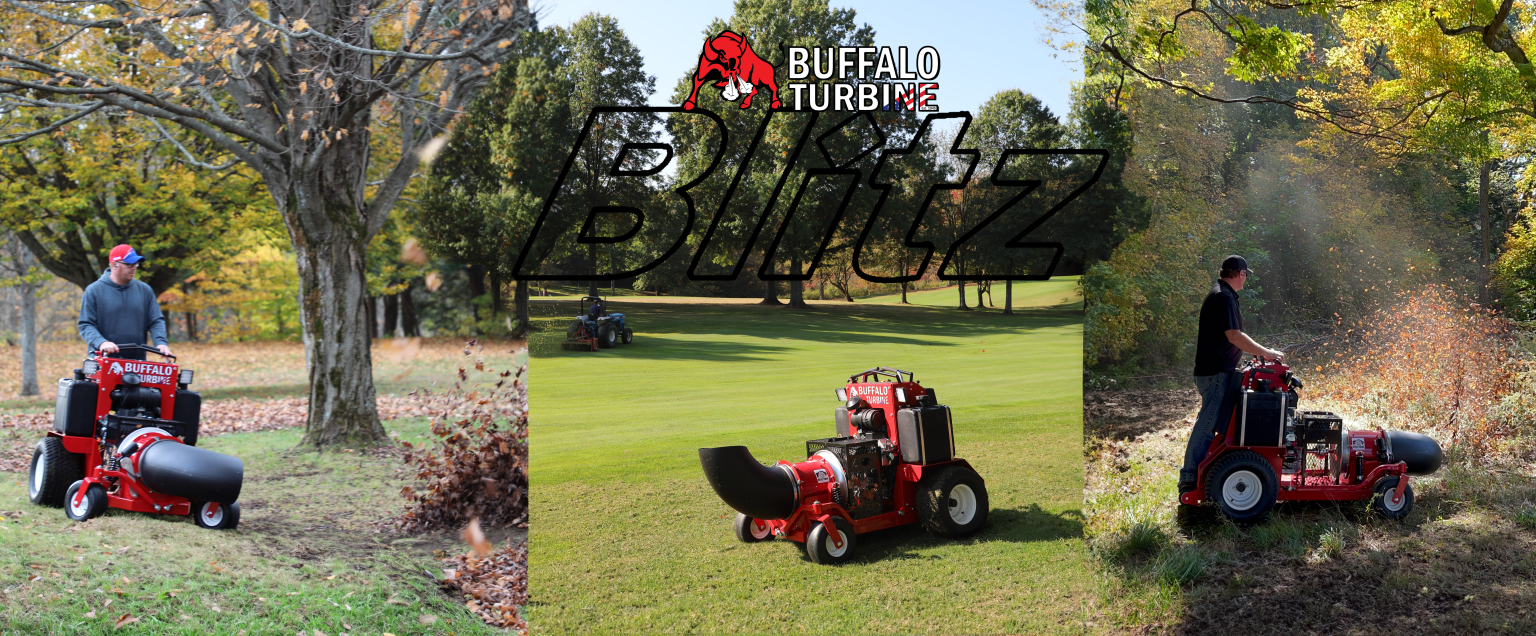 Buffalo Turbine Introduces - Blitz Stand-On Debris Blower - Buffalo Turbine